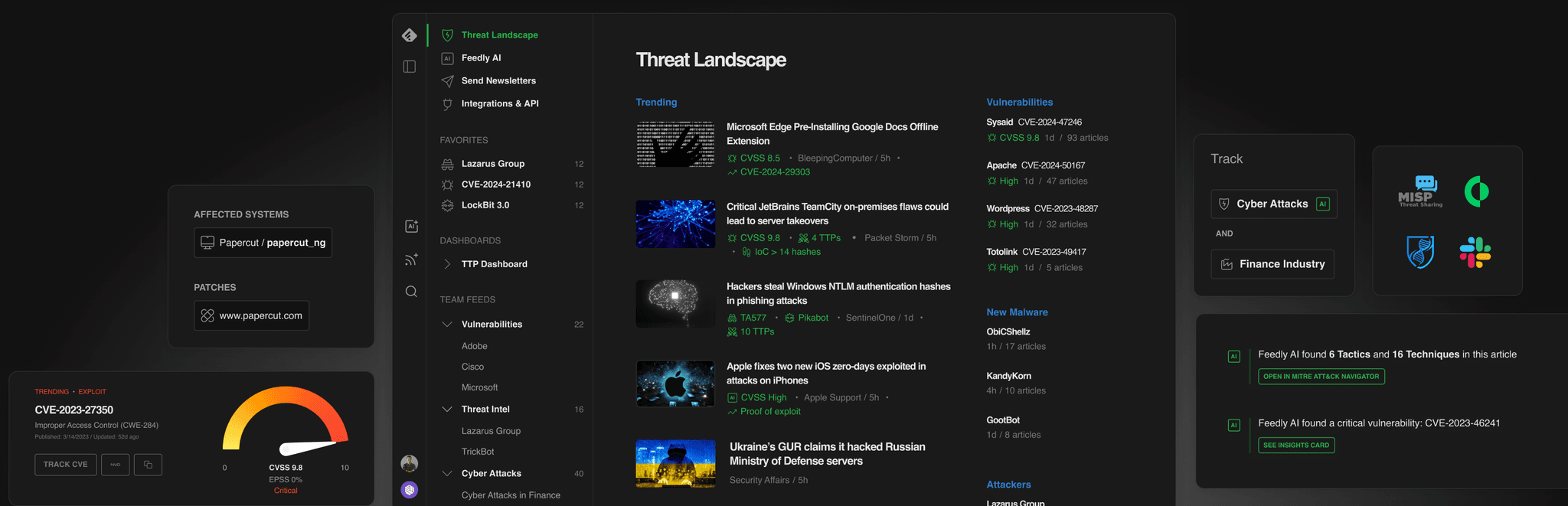 Feedly Threat Intelligence: Monitor OSINT for real-time threat intelligence